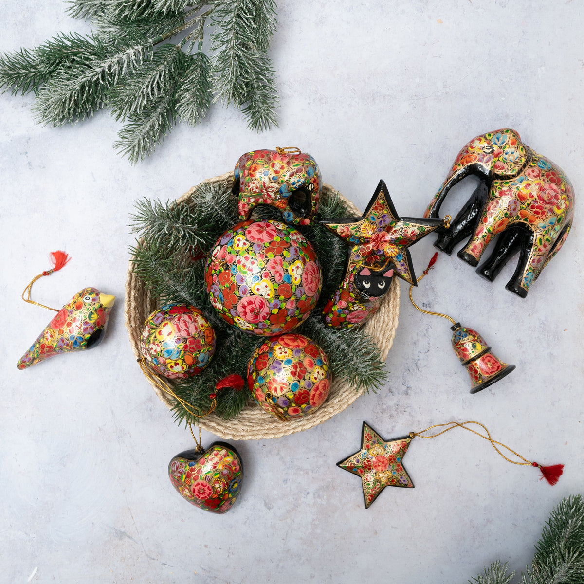 Painted Christmas Baubles – Arthur Cameron Trade