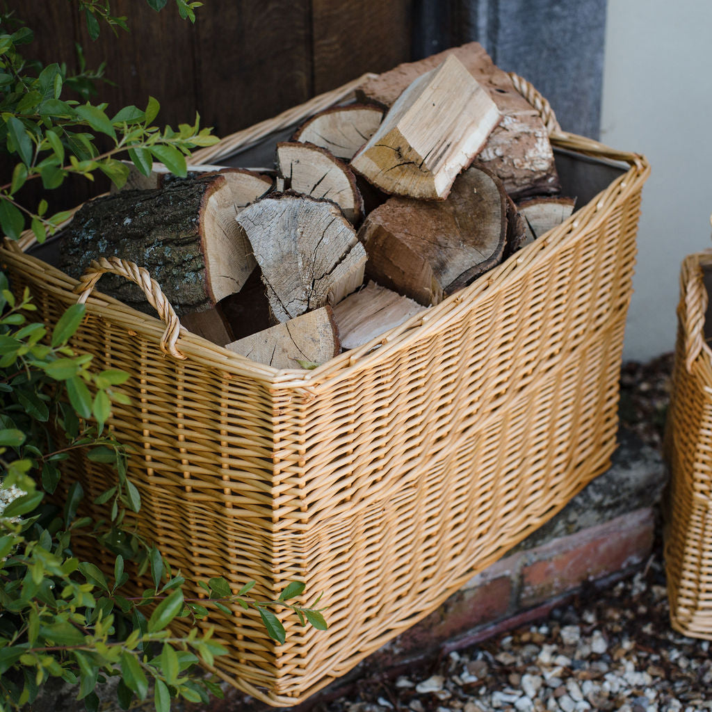 Natural Wicker Rectangular Log Basket - Set of 3 – Arthur Cameron Trade