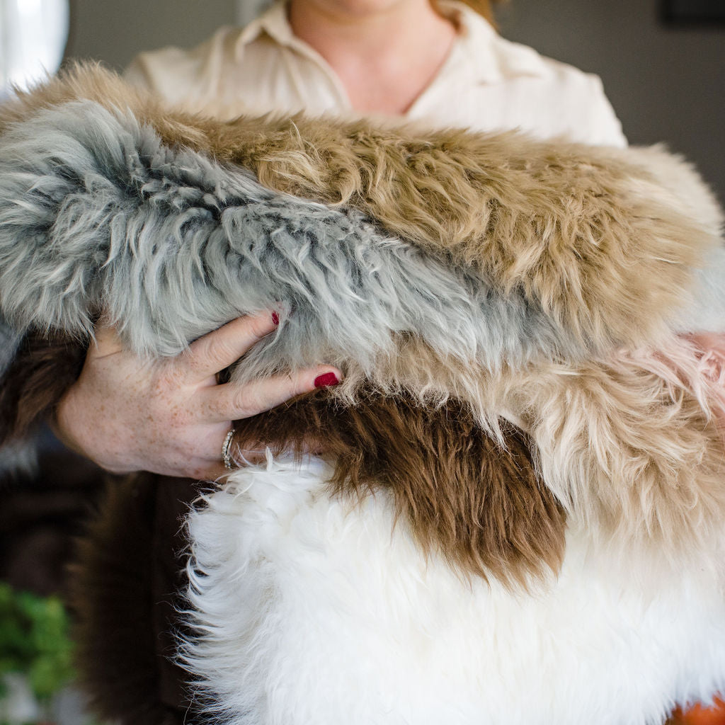 Chocolate Sheepskin Cushion Cover – Arthur Cameron Trade